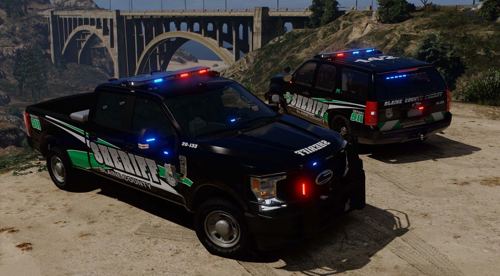Fictional Sheriff Livery Pack (Blaine) – Redneck Modifications LLC
