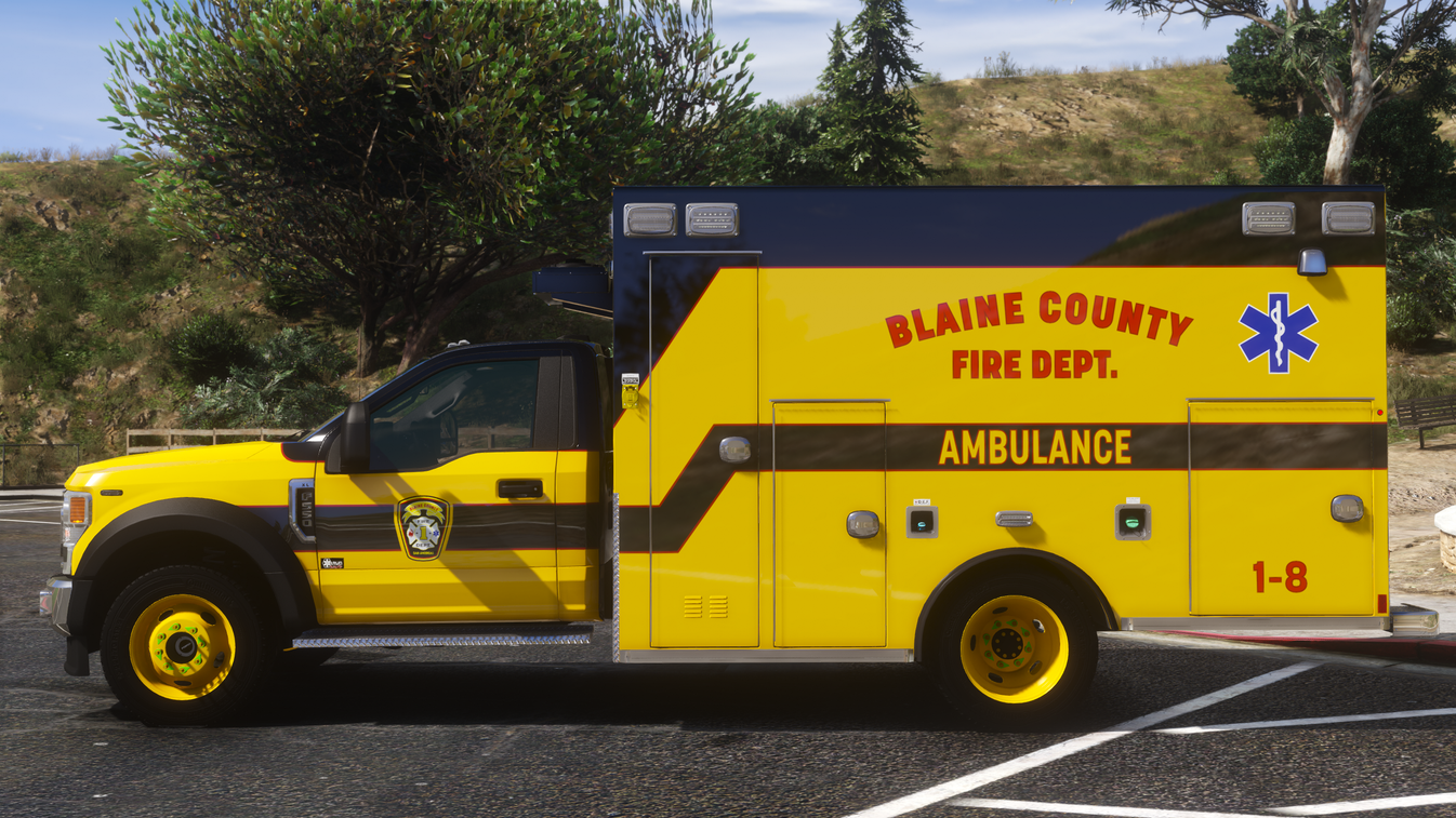 2022 Generic 550 Class Ambulance (Whelen) – Redneck Modifications LLC