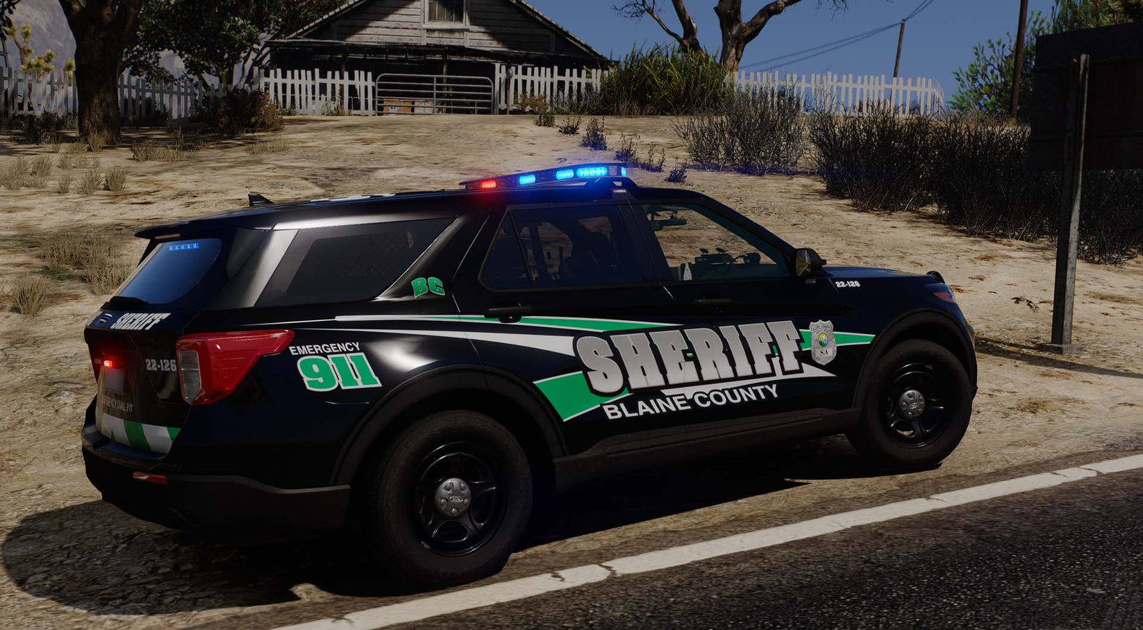 Fictional Sheriff Livery Pack (Blaine) – Redneck Modifications LLC