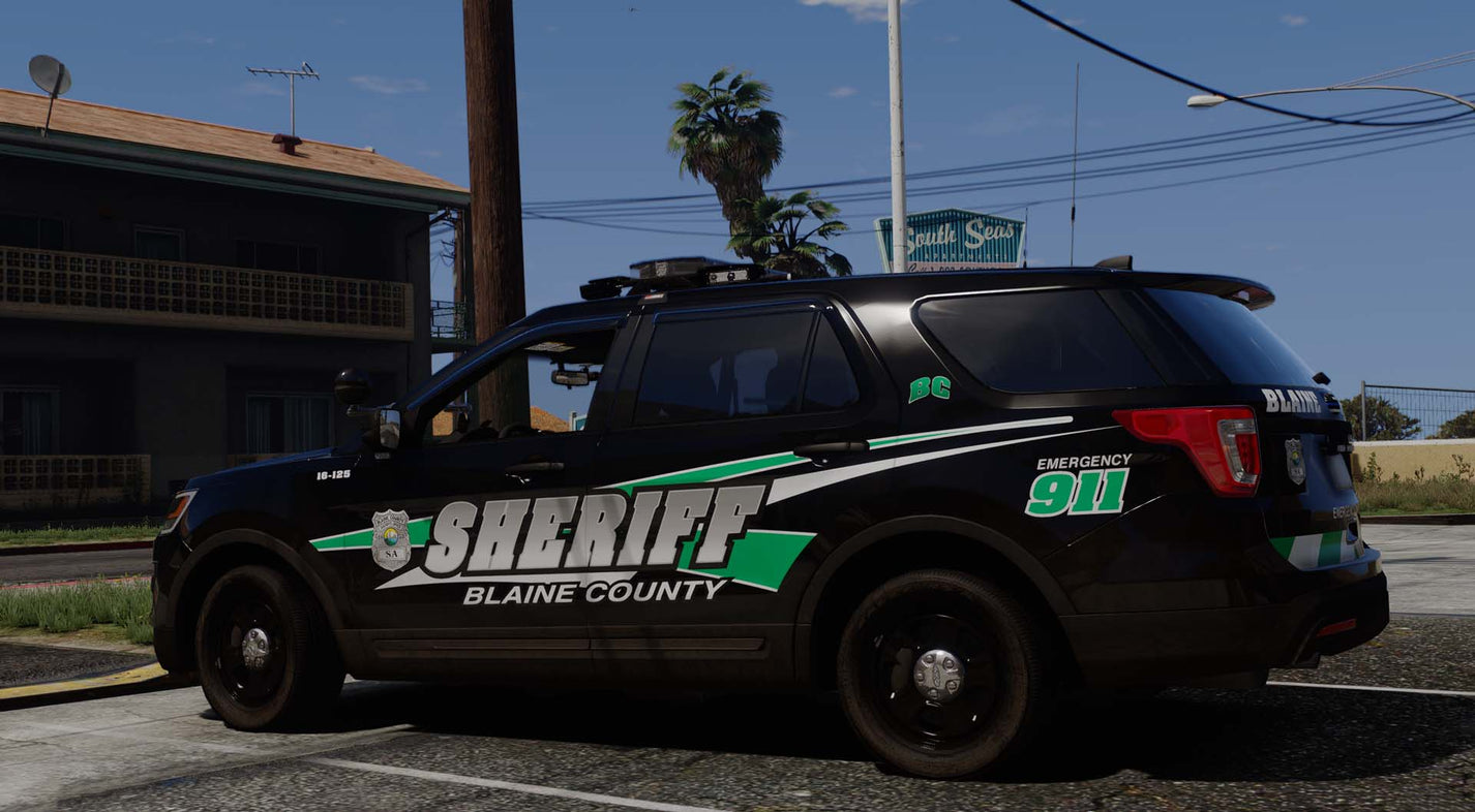 Fictional Sheriff Livery Pack (Blaine) – Redneck Modifications LLC